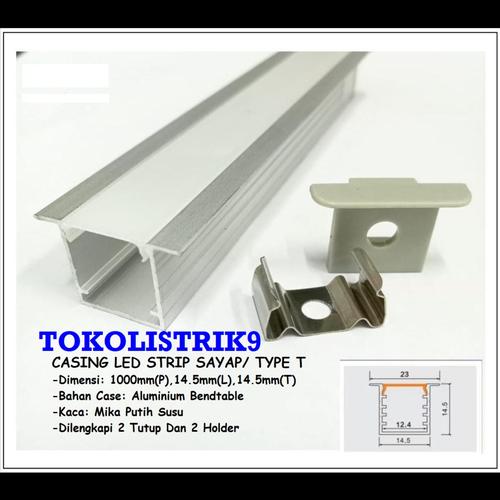 Jual Housing LED Strip Aluminium/Casing LED Strip Aluminium Model Sayap ...