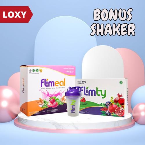 Promo HEMAT FLIMTY FIBER + FLIMEAL Free Shaker Flim Meal tea Flimti ...