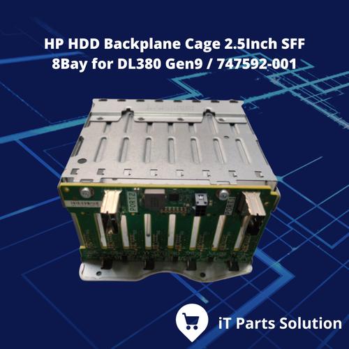 Jual HP HDD Backplane Cage 2.5Inch SFF 8Bay for DL380 Gen9 / 747592-001 ...