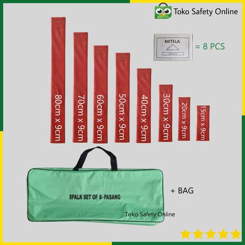 Jual Bidai Kayu Spalk Set 8 Pcs + Tas / Bidai Kayu Patah Tulang Spalk 1 ...