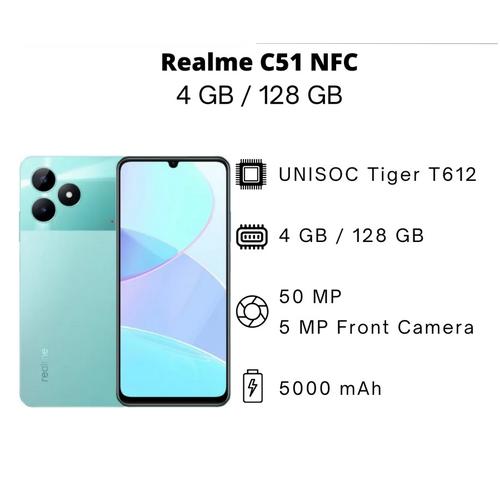 Jual REALME C51 NFC RAM 4/128 GB GARANSI RESMI ORIGINAL BISA GOPAYLATER ...