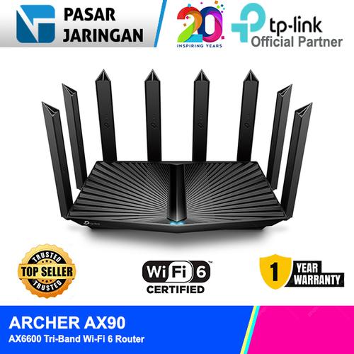 Jual TP-Link Archer AX90 AX6600 Tri-Band Wi-Fi 6 Router - Jakarta Pusat ...