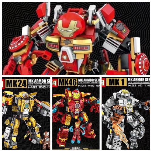 Jual BRICKS ROBOT MK ARMOR SERIES IRONMAN HULKBUSTER MECHA HEROES ...