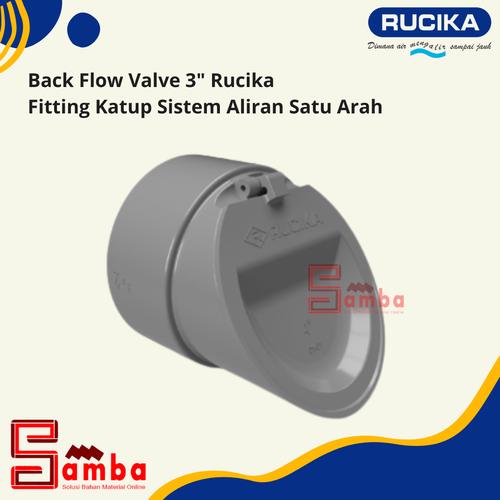 Jual Back Flow Valve 3 Inch Fitting Katup Sistem Satu Arah 3" Rucika ...