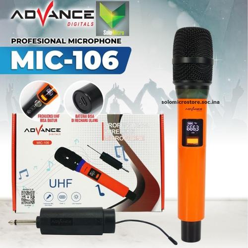 Jual Advance Mik Mic106 Microphone Profesional Mic Wireless Bisa di ...