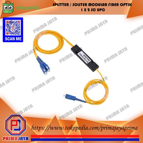Jual Fiber Optik FBT splitter 1:2 SC UPC 1x2 mini module - Kota Manado ...