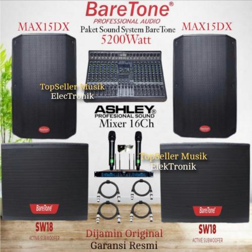 Jual Paket Sound System Hajatan/Weeding Outdoor Dll BareTone 5200Watt ...
