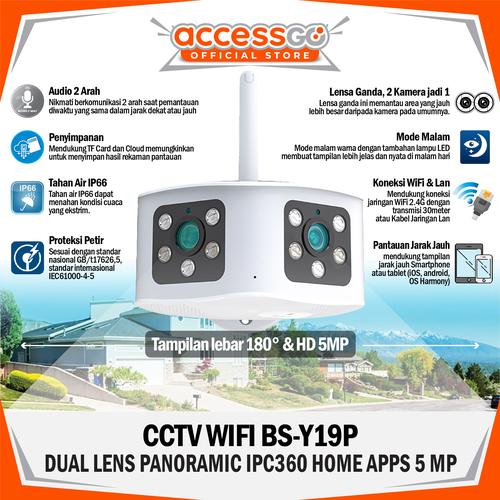 Jual CCTV BS-Y19P IP CAM 360 Dual Lens - Jakarta Pusat - accessgo ...