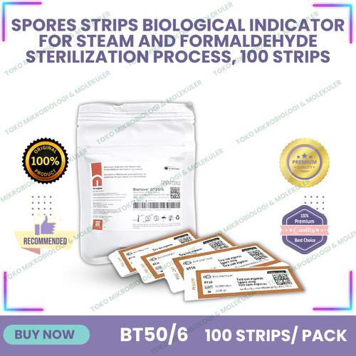 Jual Spore Strips Biological Indicator , Isi 100 Strips/ Pack - Kab ...