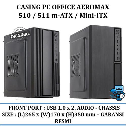Jual Casing Pc Office Aeromax 510 / 511 M-Atx / Mini-Itx - Original ...