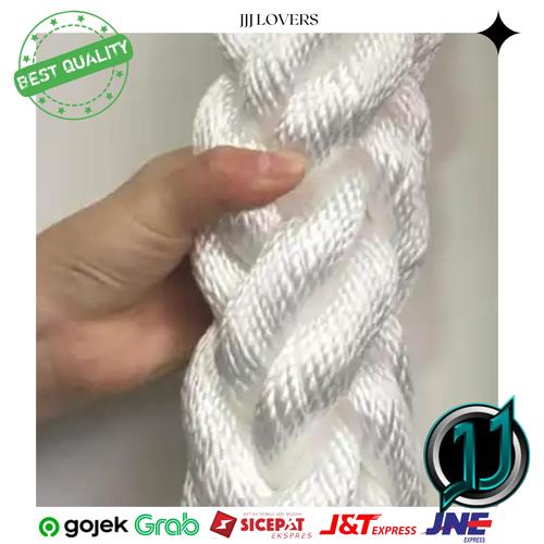 Jual Tali Tambang Nylon 50mm Roll -+220 Meter Nilon Rope Putih Besar ...