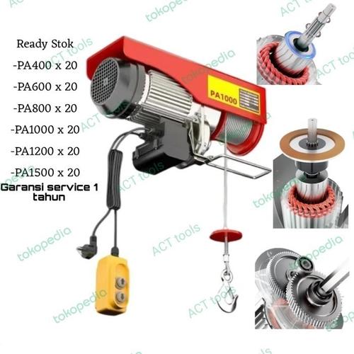 Jual Electric Hoist Mini PA1000 x 20 meter NAGASAKI japan Quality ...