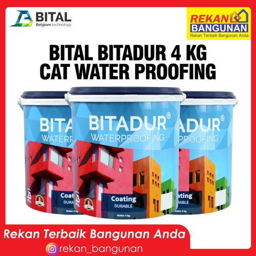Jual Cat Tembok Pelapis Anti Bocor Waterproofing | Bital Bitadur 4kg ...