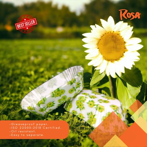 Jual ROSA Cake Case Kertas Kue Cupcake Oval Sun Flower - Oval 4 ...