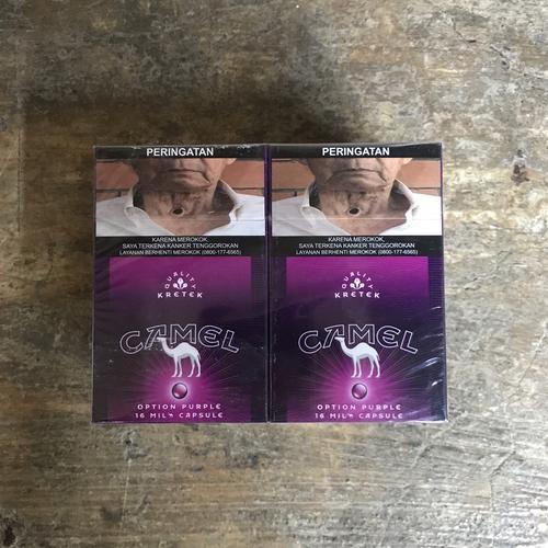 Jual Rokok CAMEL OPTION PURPLE 16 BATANG - Mild Capsule Ungu Besar Pak ...