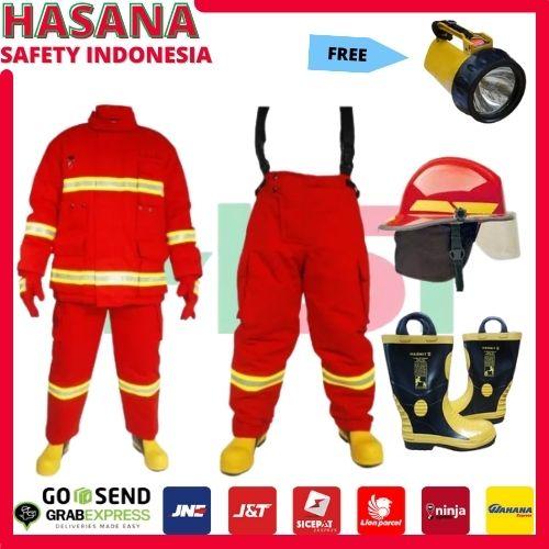 Jual BAJU PEMADAM KEBAKARAN NOMEX IIIA FULL SET / FIREMAN SUIT COMPLITE ...