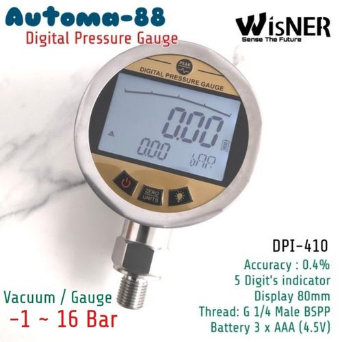 Jual Digital Vacuum Pressure Gauge - 1 ~ 16 Bar Peak Point - 1Bar 16Bar ...