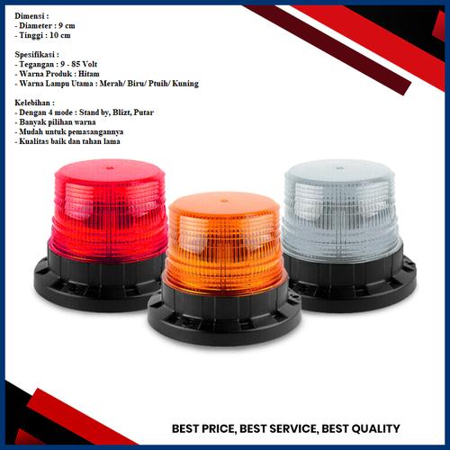 Jual Lampu Rotary Beacon 4 Mode Lampu Rotator - Biru - Jakarta Pusat ...
