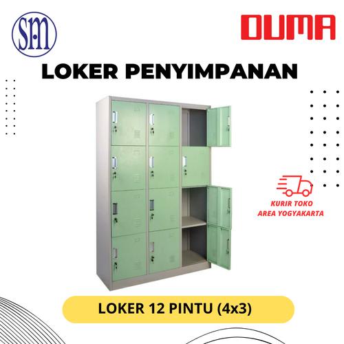Jual Lemari Loker Besi 12 Pintu DATAFILE (4x3) - NonRakit - Kab. Sleman ...