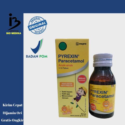 Jual PYREXIN SIRUP PARACETAMOL - Kab. Bandung - Apotek Bio Medika ...