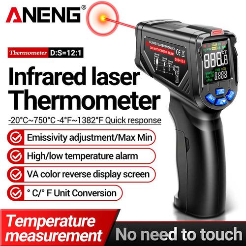 Jual Thermometer Industri Digital Infrared Termometer Suhu AC Kulkas ...