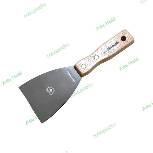 Jual Skrap dempul stainless steel Tjap mata 3 inch Kape Scraper Scrap 3 ...