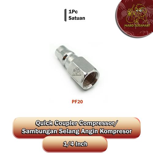 Jual [Satuan] Sambungan Selang Angin Kompresor / Quick Coupler ...
