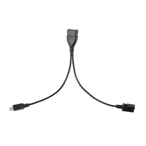 Jual Kabel OTG Micro USB to USB Female dan Male 20cm Hitam Cable Mikro ...