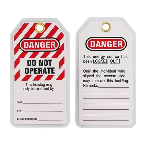 Jual Kartu Tanda Bahaya Do Not Operate Safety Warning Tag Safety Tag ...