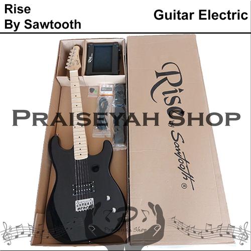 Jual Gitar Listrik Rise by Sawtooth Paket Mini Amply Guitar Electric ...