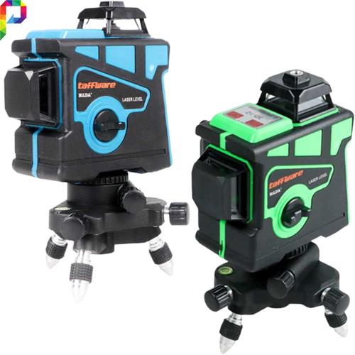 Jual Alat Self Leveling Garis Meteran Laser Level 12 Line 3D - Biru ...