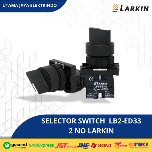 Jual Selector Selektor Switch 3 Posisi Lock 2 NO LB2-ED33 LARKIN ...