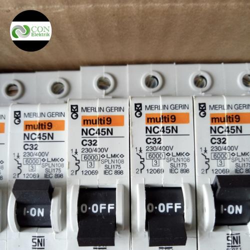 Jual MCB MERLIN GERIN NC45N 1P 32A MERLIN GERIN 1 POLE 32 A - 6KA - Jakarta Pusat - CON ELEKTRIK ...