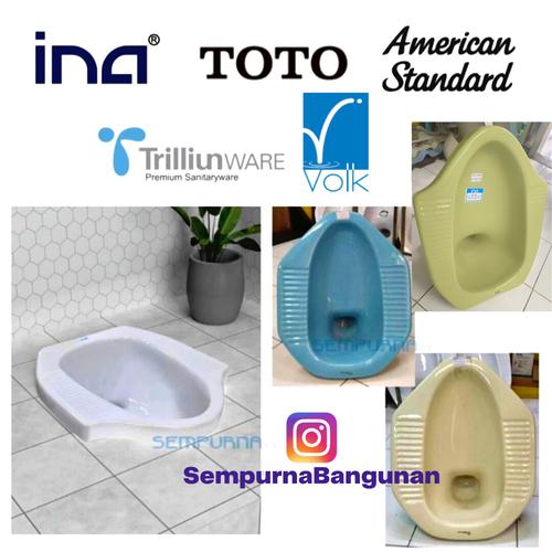 Jual Kloset closet jongkok INA Toto American Standard Trilliun Duty ...
