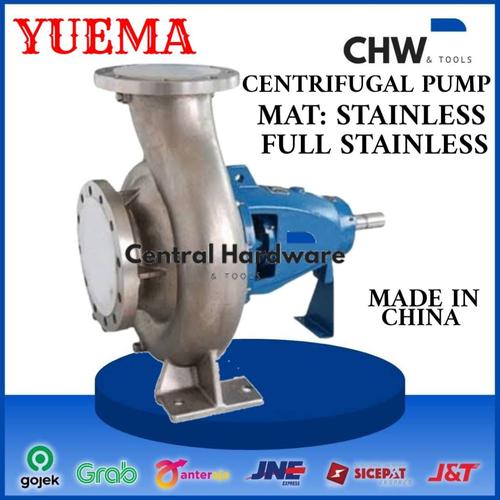 Jual CENTRIFUGAL PUMP XA 100-20 OIL FULL STAINLESS STEEL YUEMA MECH ...