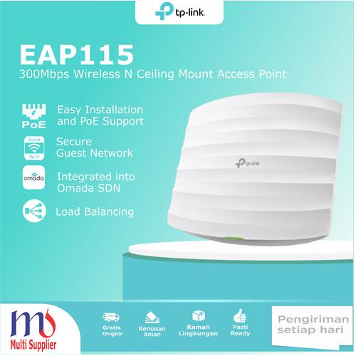 Jual TP-Link EAP115 300Mbps Wireless N Ceiling Mount Access Point EAP ...