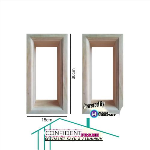 Jual Loster Kayu Minimalis 30 x 15 Cm / Roster Kayu Meranti - LTM001 ...