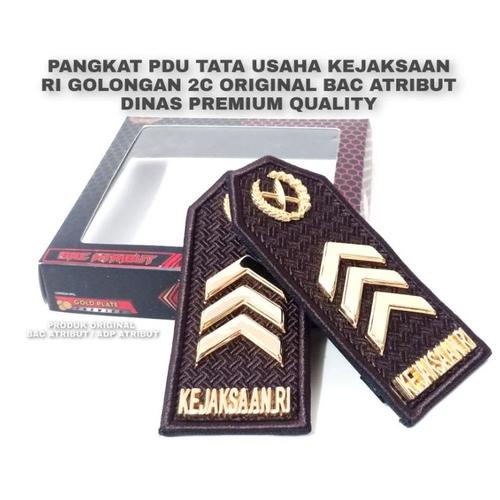 Jual PANGKAT PDU KEJAKSAAN RI-TU GOLONGAN 2C TERBARU BAC ATRIBUT ...