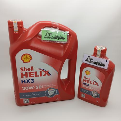 Jual Oli mesin Shell Helix HX3 SAE 20W-50 API SL / CF - Jakarta Timur ...