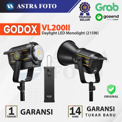Promo Godox VL200II LED Video Light VL200 II VL 200II VL200 Mark II ...