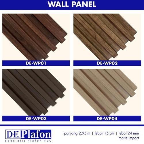 Jual (Kode. W789S) De Plafon - Wall Panel PVC | 3D Wood Panel WPC ...