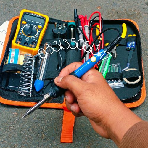 Jual solder listrik set soldering iron toolkit set lengkap Alat las kit ...
