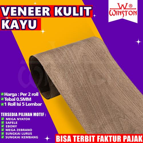 Jual Vinil Vennel Veneel Kayu MEGA SUNGKAI Tebal 0.5mm Pelapis Mebel ...