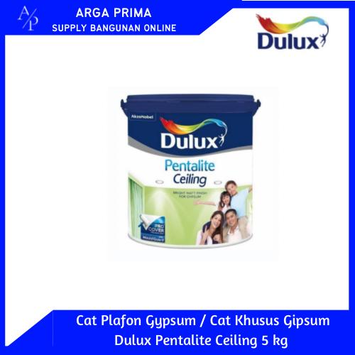 Jual Cat Plafon Gypsum / Cat Khusus Gipsum Dulux Pentalite Ceiling 5 kg ...