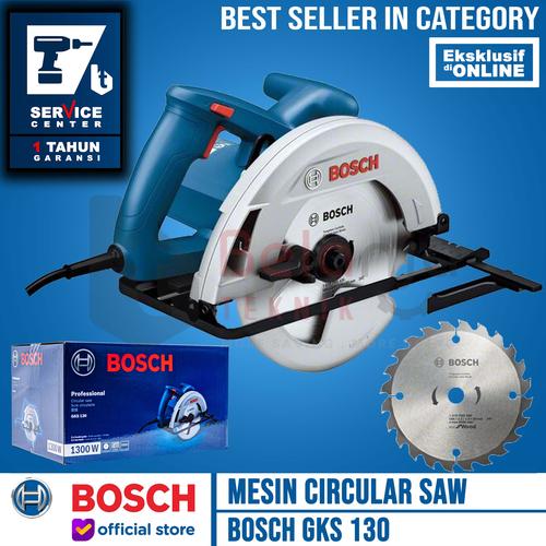 Promo Bosch Circular Saw GKS 130 7 Inch Mesin Potong Sirkel 1300 Watt ...