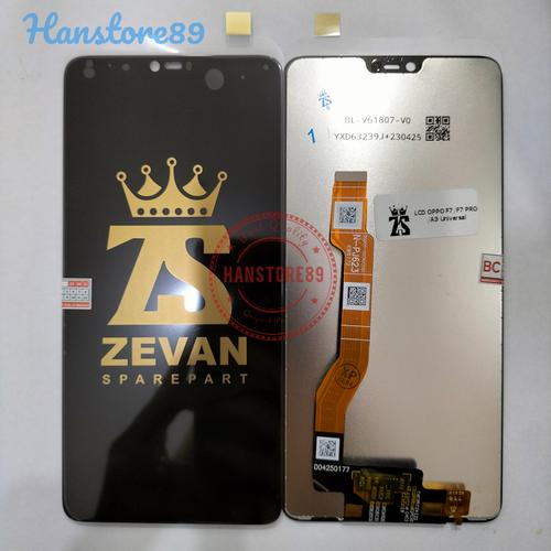 Jual LCD+TOUCHSCREEN OPPO F7/F7 PRO/A3 UNIVERSAL BLACK ZEVAN - ZEVAN ...