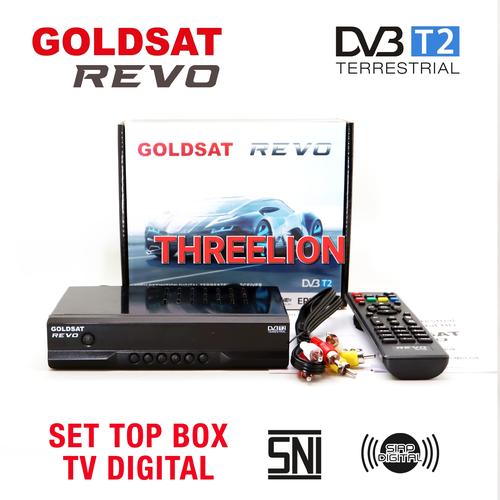 Jual Set Top Box TV Digital GOLDSAT REVO DVB-T2 terrestrial - STB ...