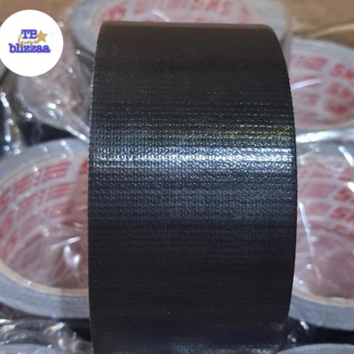 Jual Lakban Kain 2" Hitam / Solasiban Kain 2 inch Masking Tape 2 ins ...