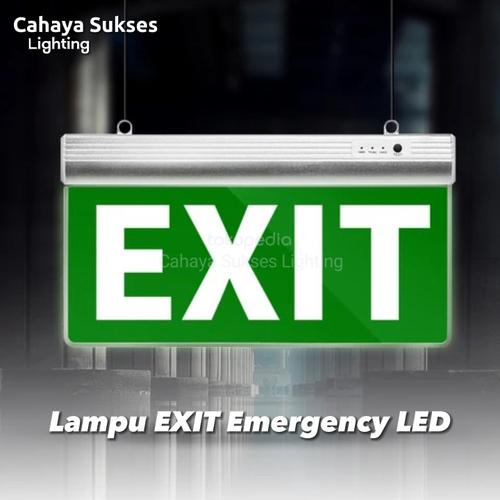 Jual Lampu Exit Emergency/Petunjuk Arah Keluar LED Bahan Akrilik ...