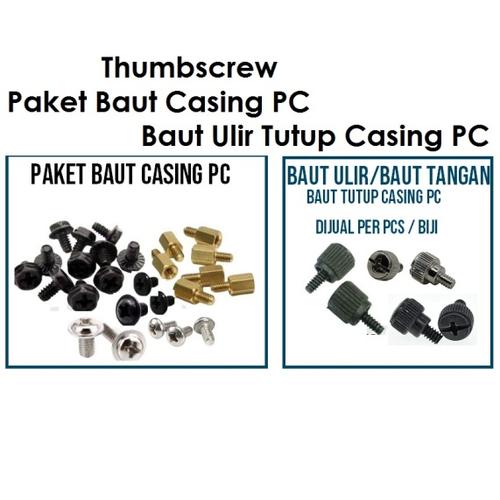 Jual Paket Screw/baut Casing komputer untuk keperluan merakit PC - Baut ...